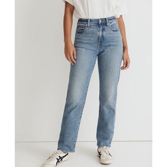 Madewell | Jeans | Madewell 3 Curvy 90s Straight Leg Jeans High Rise ...